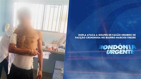 DUPLA ATACA A GOLPES DE FACÃO MEMBRO DE FACÇÃO CRIMINOSA NO BAIRRO