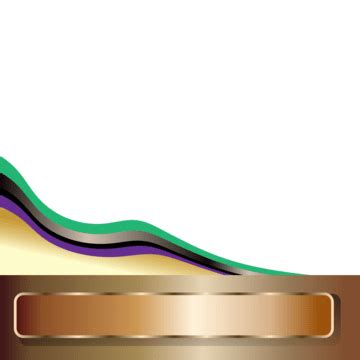 Transparent Curve Vector Hd Images Green Wavy Border On Transparent