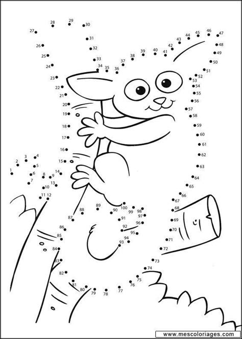 Fichas Para Unir Puntos Y Formar O Completar Dibujos Esencial Para
