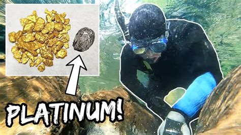 I Found A Platinum Nugget While Sniping For Gold Youtube