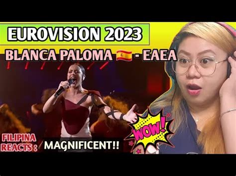 Blanca Paloma Eaea Spain National Final Performance Eurovision
