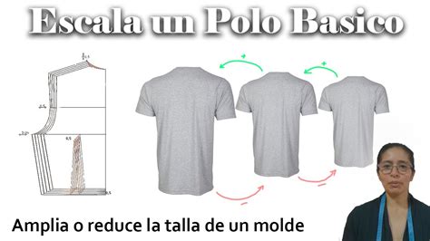 Cómo realizar ESCALADO de POLO BASICO YouTube