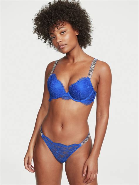 String En Dentelle À Lanières Brillantes Victoria s Secret France