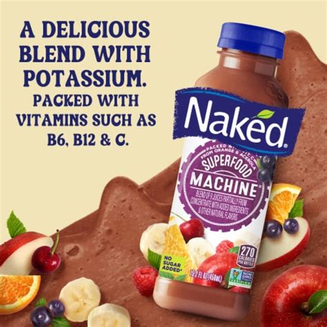 Naked Juice Superfood Machine Flavored Juice Smoothie Blend