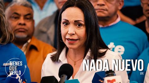 NOTICIA DE ÚLTIMA HORA TSJ ratifica inhabilitación de María Corina