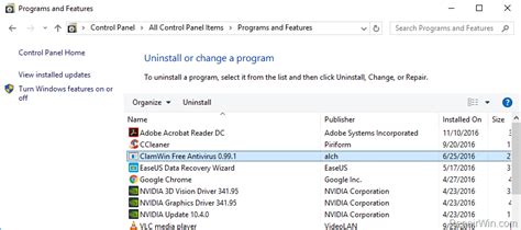 Unable To Uninstall A Program In Windows Solved Repair Windows