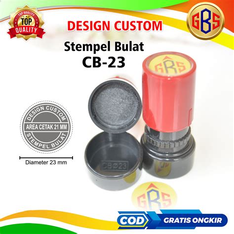 Jual Stempel Bulat Kecil Stempel Otomatis Stempel Warna Stempel