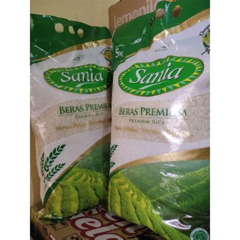 Jual Beras Sania Premium 2kg Beras Pulen Teknologi Jepang Shopee