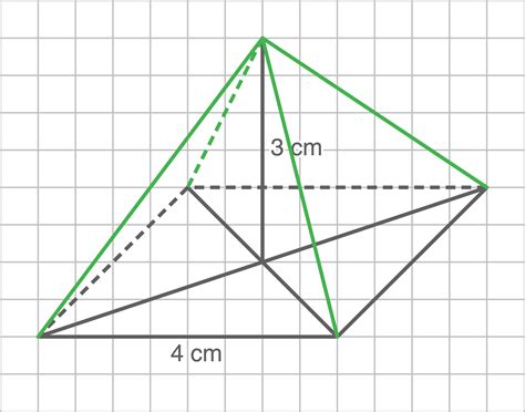 Pyramide Im Schr Gbild Im Raum Schullv