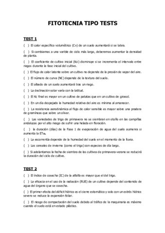 Fitotecnia Tipo Tests Pdf