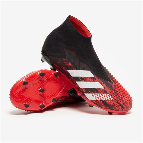 Adidas Enfant Predator Mutator 20 FG Noir Blanc Rouge Terrain