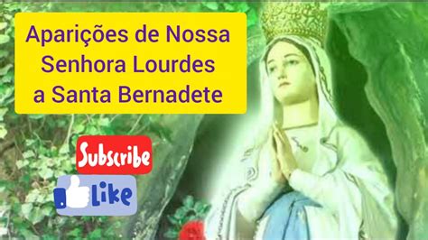 Aparições de Nossa Senhora Lourdes a Santa Bernadete Imagens da