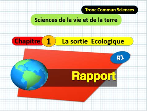 T L Charger Rapport De La Sortie Cologique Tronc Commun Sciences