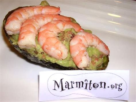 Avocats Aux Crevettes Et Au Pamplemousse Recette Crevette Avocat