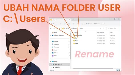 Cara Merubah Nama Folder User Di Local Disk C Windows 11 YouTube