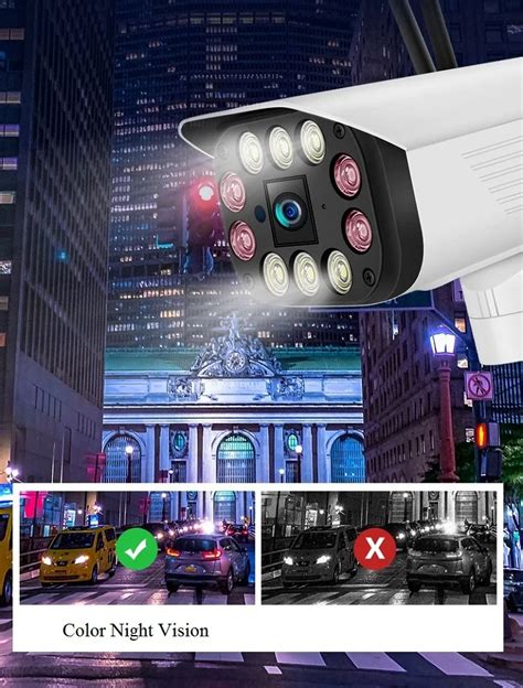 2mp Home Wifi Wireless Color Night Vision Bullet Cam Cctv Ip Security