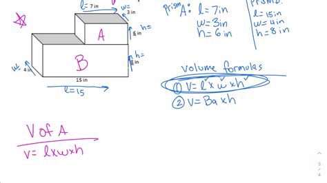 Volume Of Composite Rectangular Prisms