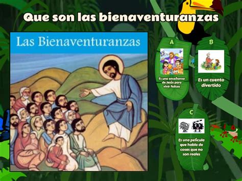 Las Bienaventuranzas Cuestionario