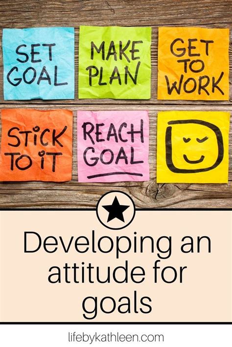 Developing A Positive Attitude For Goals To Achieve Success Life By