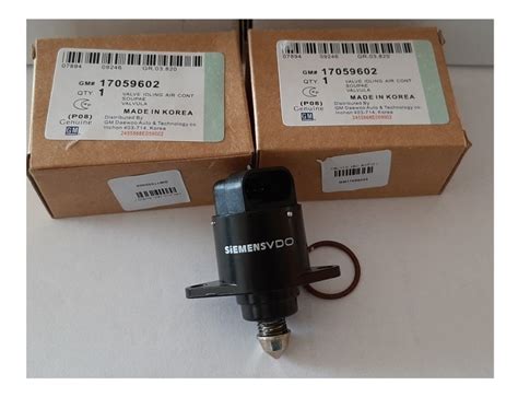 Válvula Iac mínimo Chevrolet Aveo Corsa Original Gm MercadoLibre