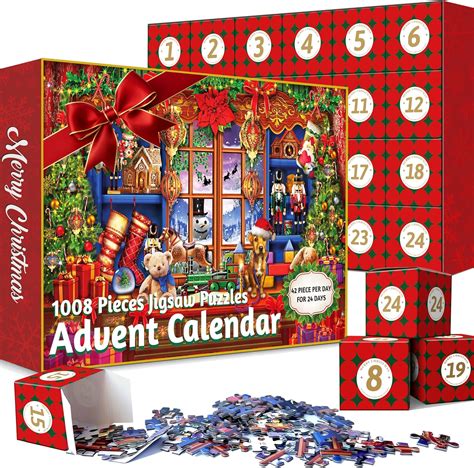 Calendrier de l Avent 2023 scène de Noël Puzzles Calendrier de