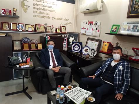 GEREDE KAYMAKAMI CENGİZ AYHAN DAN ÇIĞRILI MEDYA GRUP A ZİYARET GEREDE