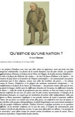 Renan Ernest Qu Est Ce Qu Une Nation Histoire Ebook