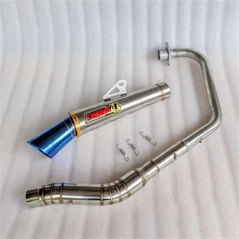 Jual Open Pipe Canister Daeng Sai4 Conical Exhaust Muffler Big Elbow