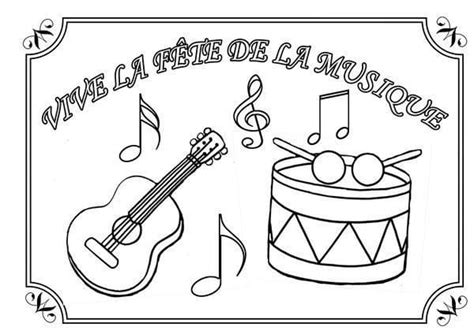 Coloriage Fete de la Musique 5 télécharger et imprimer gratuit sur