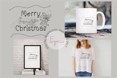 Merry Christmas Sublimation Design Graphic By Monthira2724 Creative