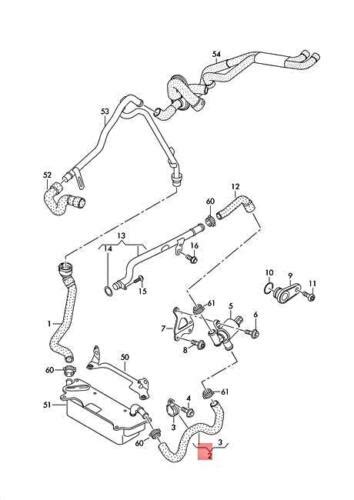 Genuine Audi A Allroad Qu Quattro Avant S Coolant Hose G Ag