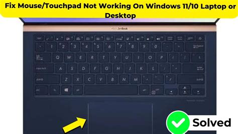 Fix Mouse Touchpad Not Working On Windows Laptop Or Desktop Youtube