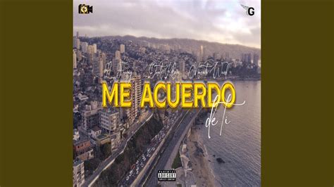Me Acuerdo De Ti Youtube Music