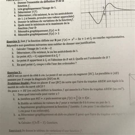Exercice Soit F La Fonction D Finie Sur R Par F X X X Et Cf