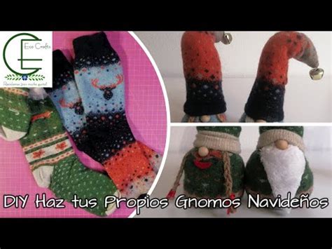 DIY Gnomos Nórdicos Reciclamos unos Viejos Calcetines YouTube