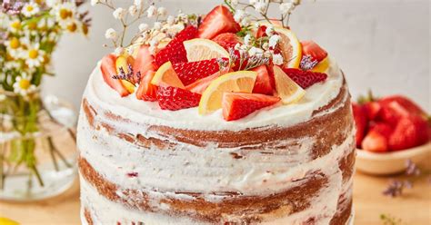 Recette Layer Cake Aux Fraises Et Citron Marie Claire