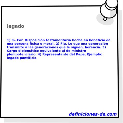 Significado De Legado