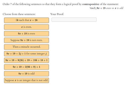solved order 7 of the following sentences so that they form