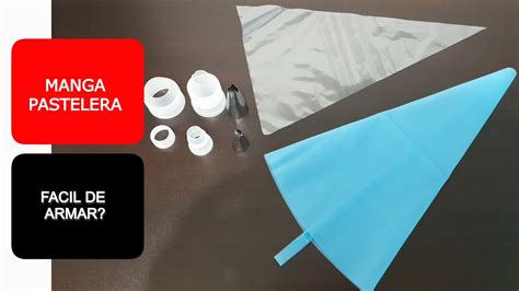 Cómo se conecta una boquilla a una manga pastelera ACUT NET