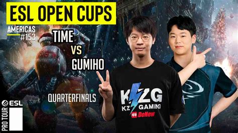 StarCraft 2 TIME Vs Gumiho ESL Open Cup 153 Americas YouTube