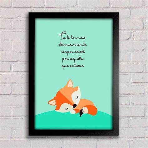Poster Pequeno Pr Ncipe Tu Te Tornas Eternamente Respons Vel Por