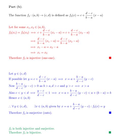 [solved] for each of the following functions decide whether it is injective course hero