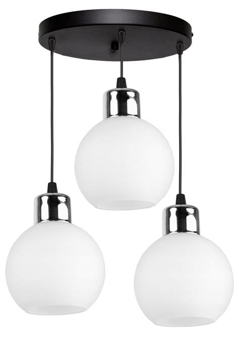 SZKLANA LAMPA WISZĄCA SUFITOWA ŻYRANDOL KULE LED 977 Cena Opinie