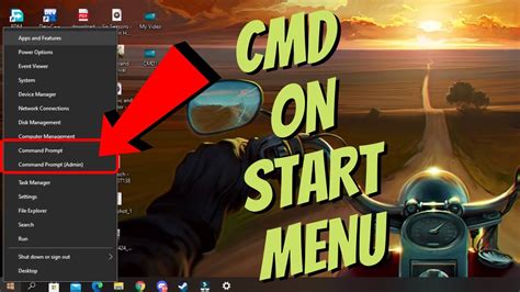 How To Replace PowerShell With Command Prompt Windows Key X Menu