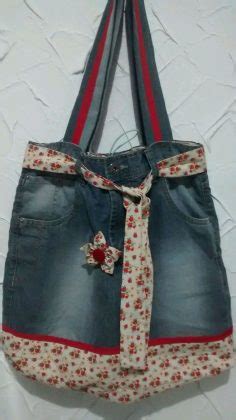Bolsa de calça jeans velha como fazer a sua gastando pouco