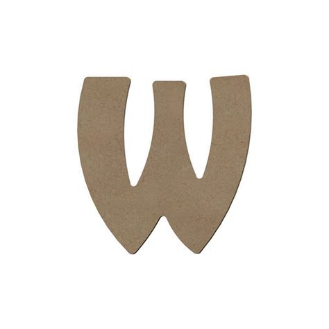 Lettre W En Bois M Dium Scrapmalin