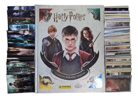 Harry Potter Saga Álbum Figurinha Capa Dura Completo S colar Frete grátis