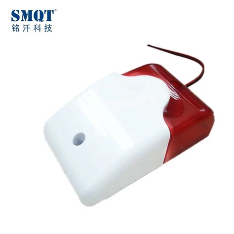 Metal Box Outdoor Wired Strobe Light Alarm Siren