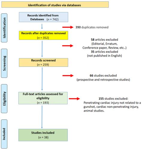 Healthcare Free Full Text Systematic Review Of Penetrating Cardiac