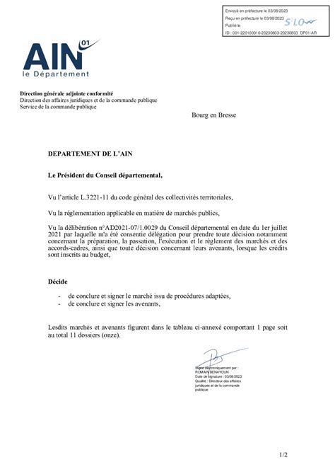 Calaméo Décision Préalable 3 Août 2023